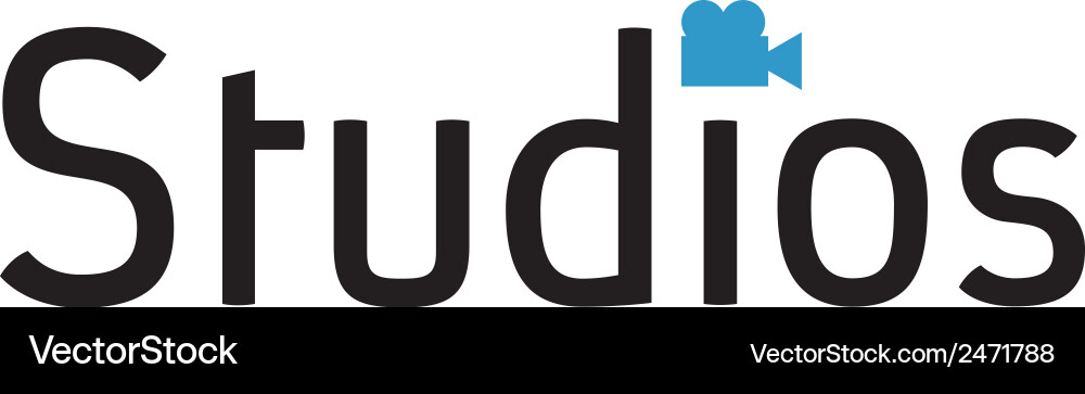 Film-studio-logo Royalty Free Vector Image - VectorStock