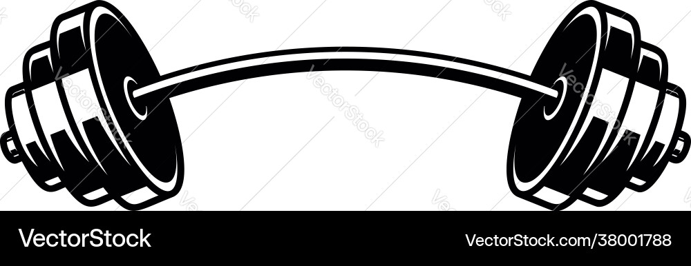 Barbell Vector Logo Barbell Work Out Vector Illustration Logo Design,