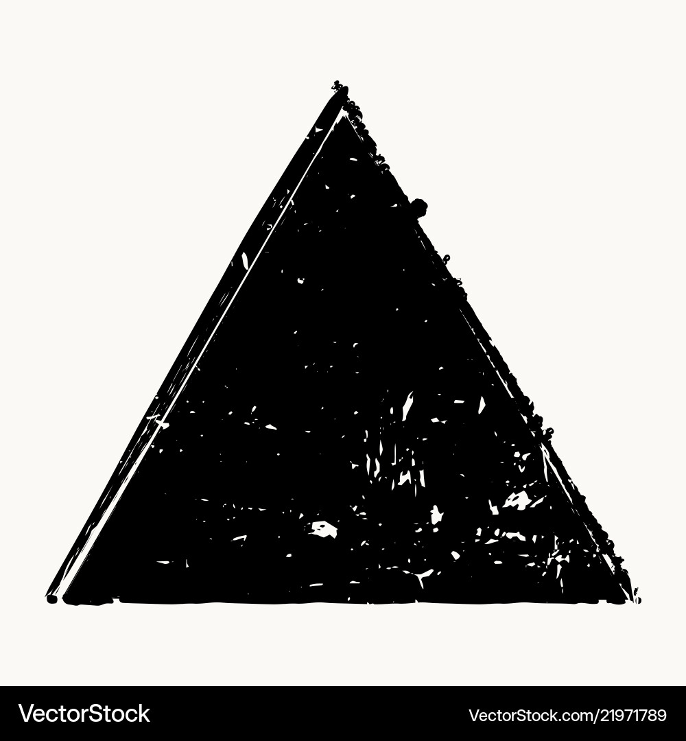 Grunge Triangle Texture Overlay Royalty Free Vector Image