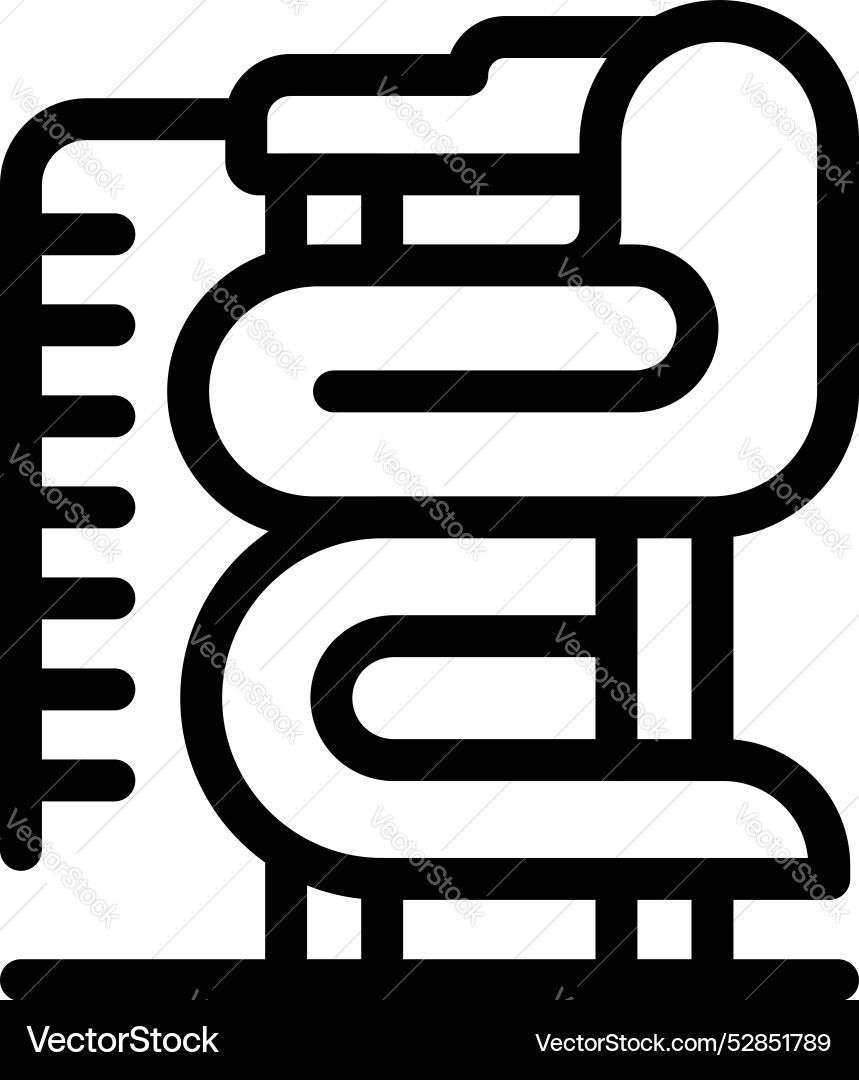 Playground slide icon depicting amusement park fun