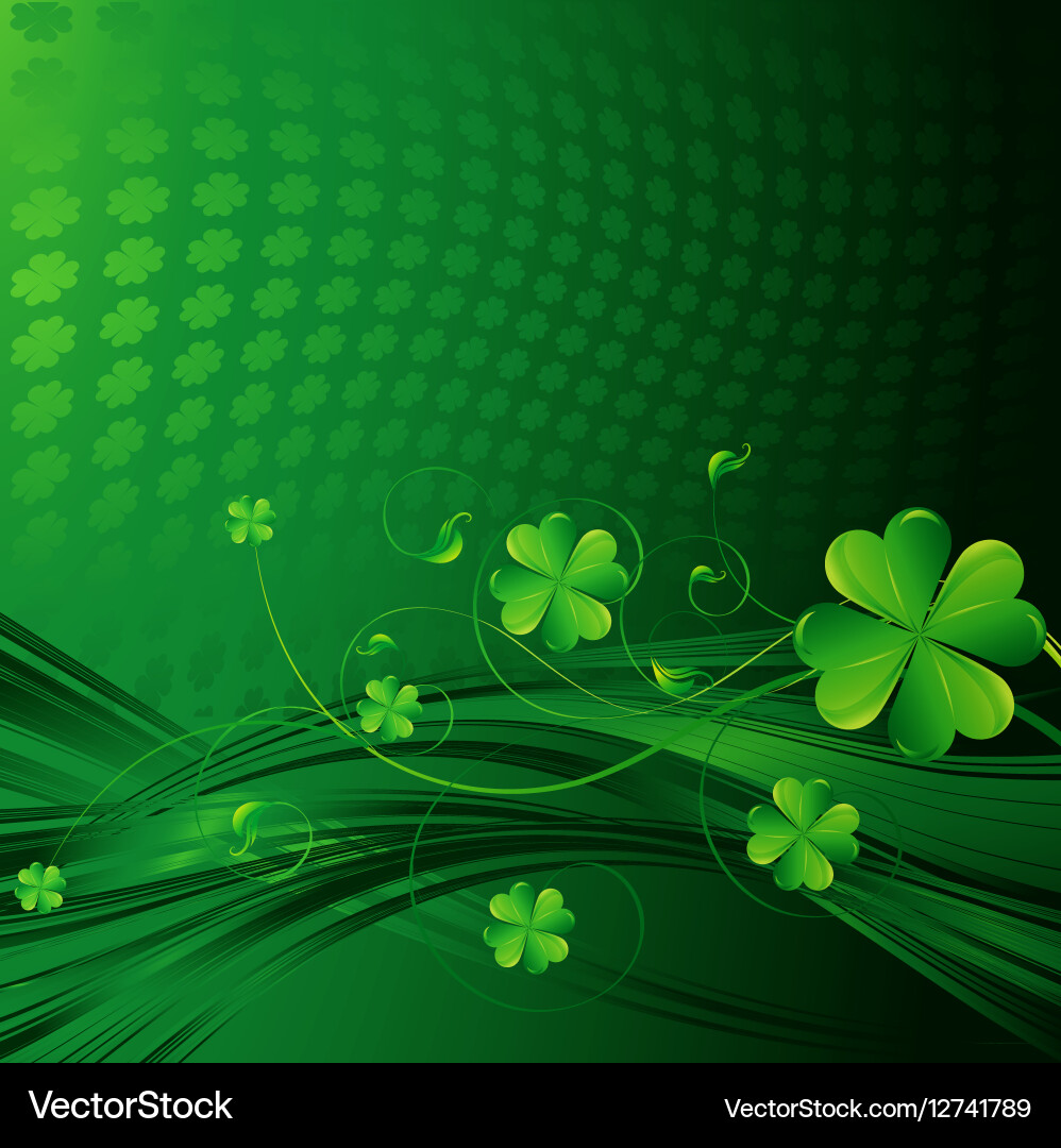 St patricks day background Royalty Free Vector Image