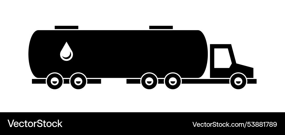 Tanker truck icon Royalty Free Vector Image - VectorStock
