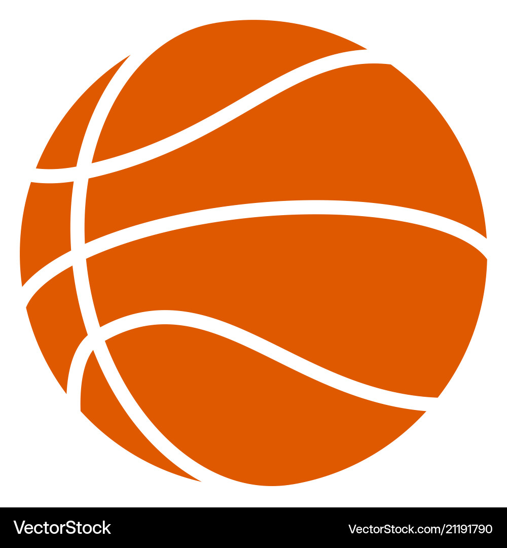 Basketball silhouette Royalty Free Vector Image
