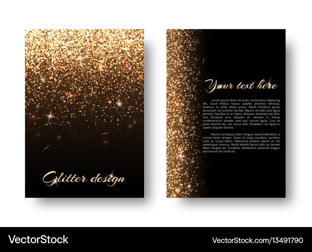 Bling background with glittering lights Royalty Free Vector