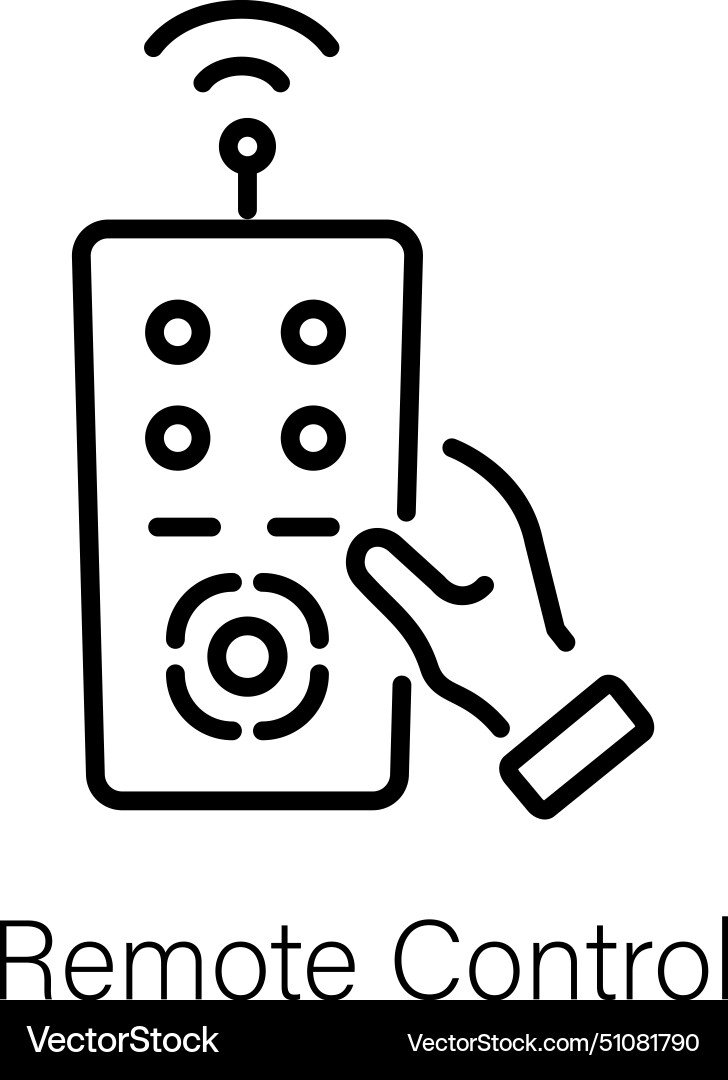 Remote control Royalty Free Vector Image - VectorStock