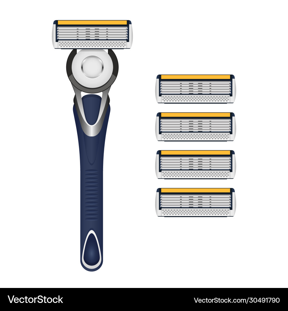 Shaving blade Royalty Free Vector Image - VectorStock
