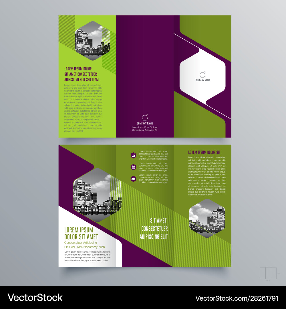 Brochure design 1439 Royalty Free Vector Image