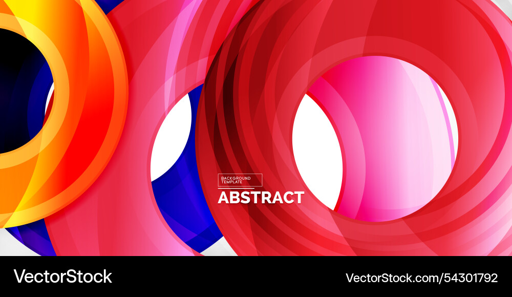 Circles round elements ring shapes premium Vector Image