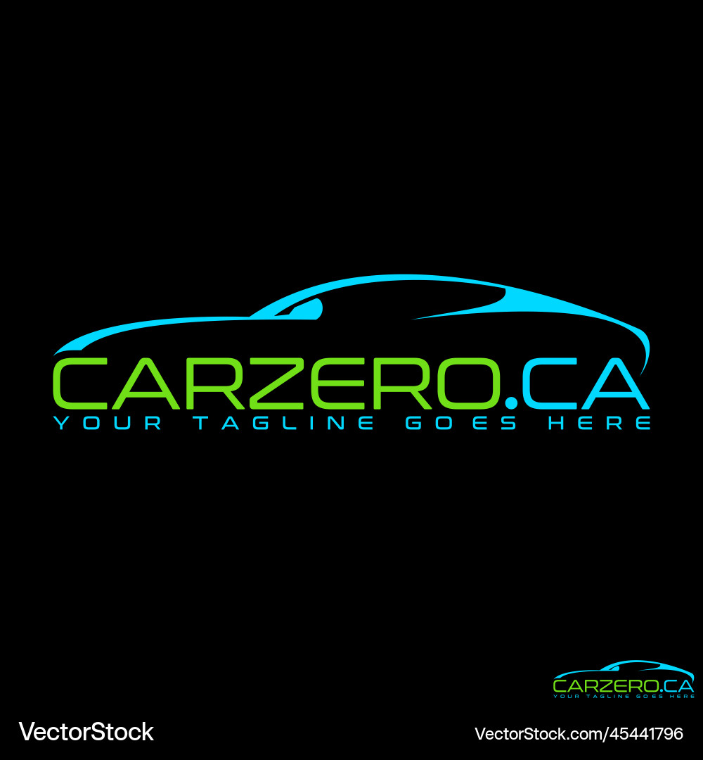 Lineart sport car without wheels transportation Vector Image