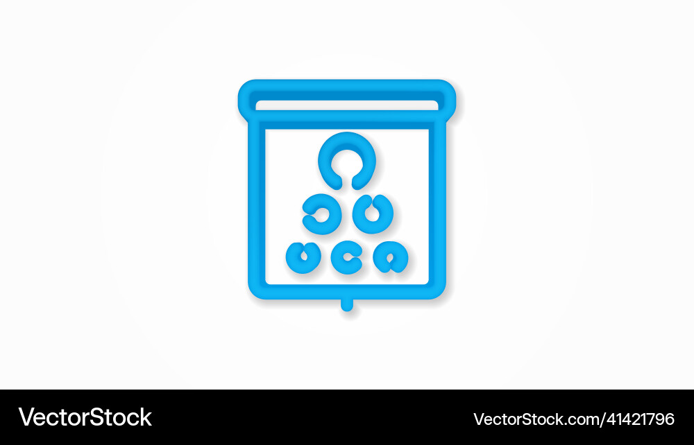 Oculist Visual Acuity Icon Royalty Free Vector Image