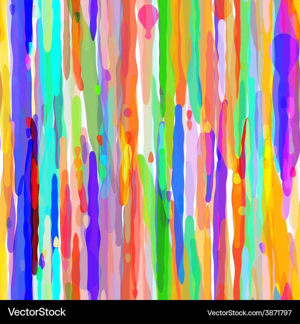 Abstract colorful drip seamless pattern Royalty Free Vector