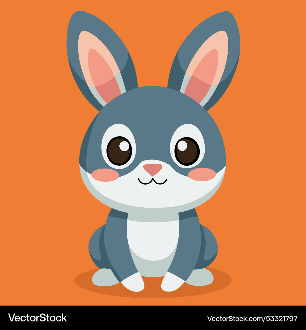 Print rabbit clipart featuring Royalty Free Vector Image