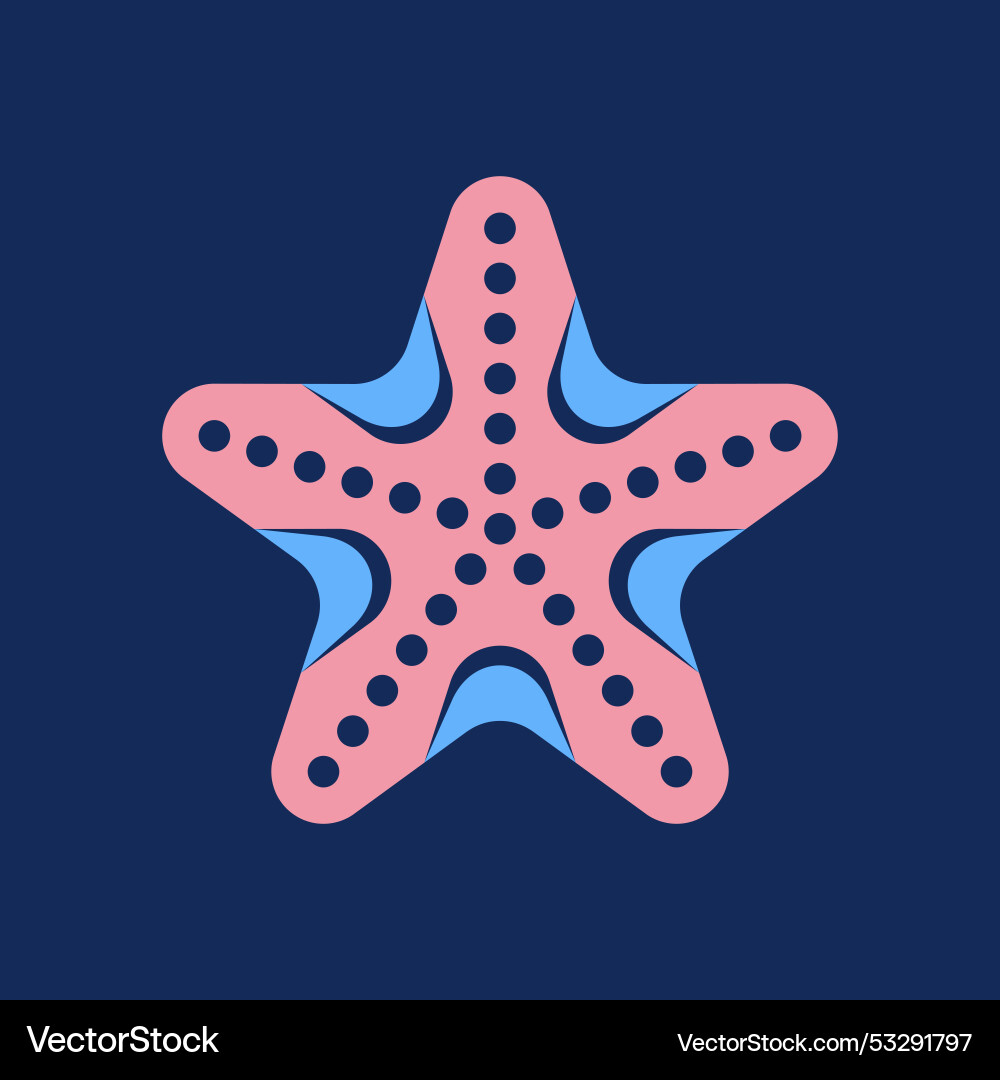Starfish logo Royalty Free Vector Image - VectorStock