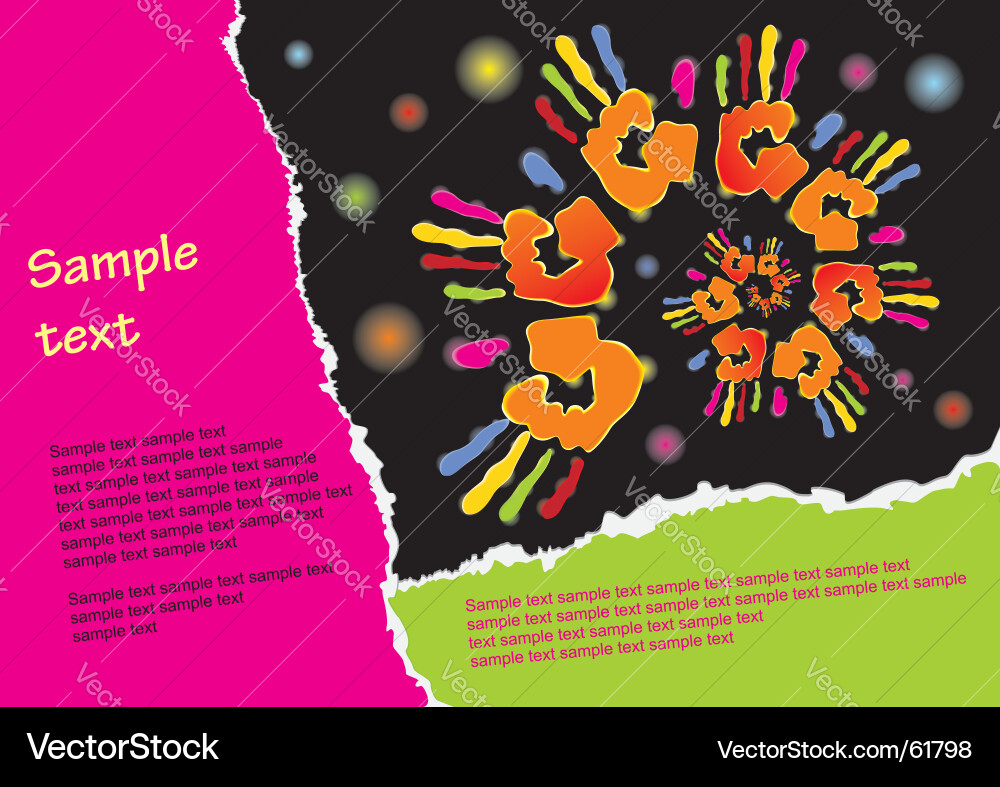 Colorful Fragmented Background Royalty Free Vector Image
