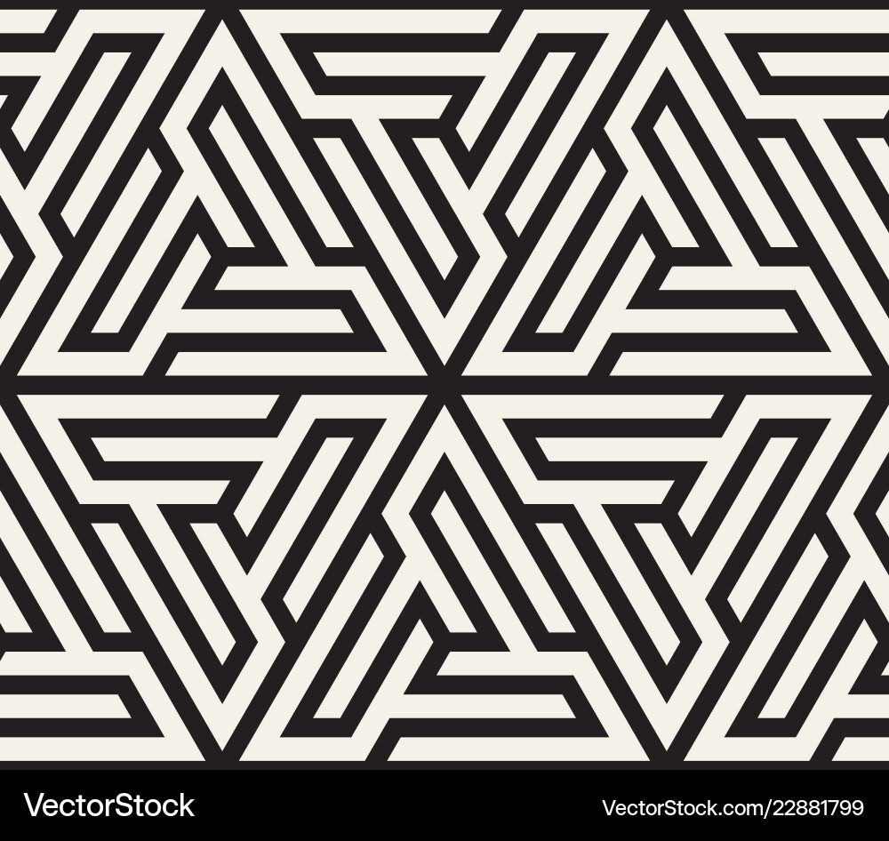 Modern Geometric Pattern - Triangle Tile Vector Image
