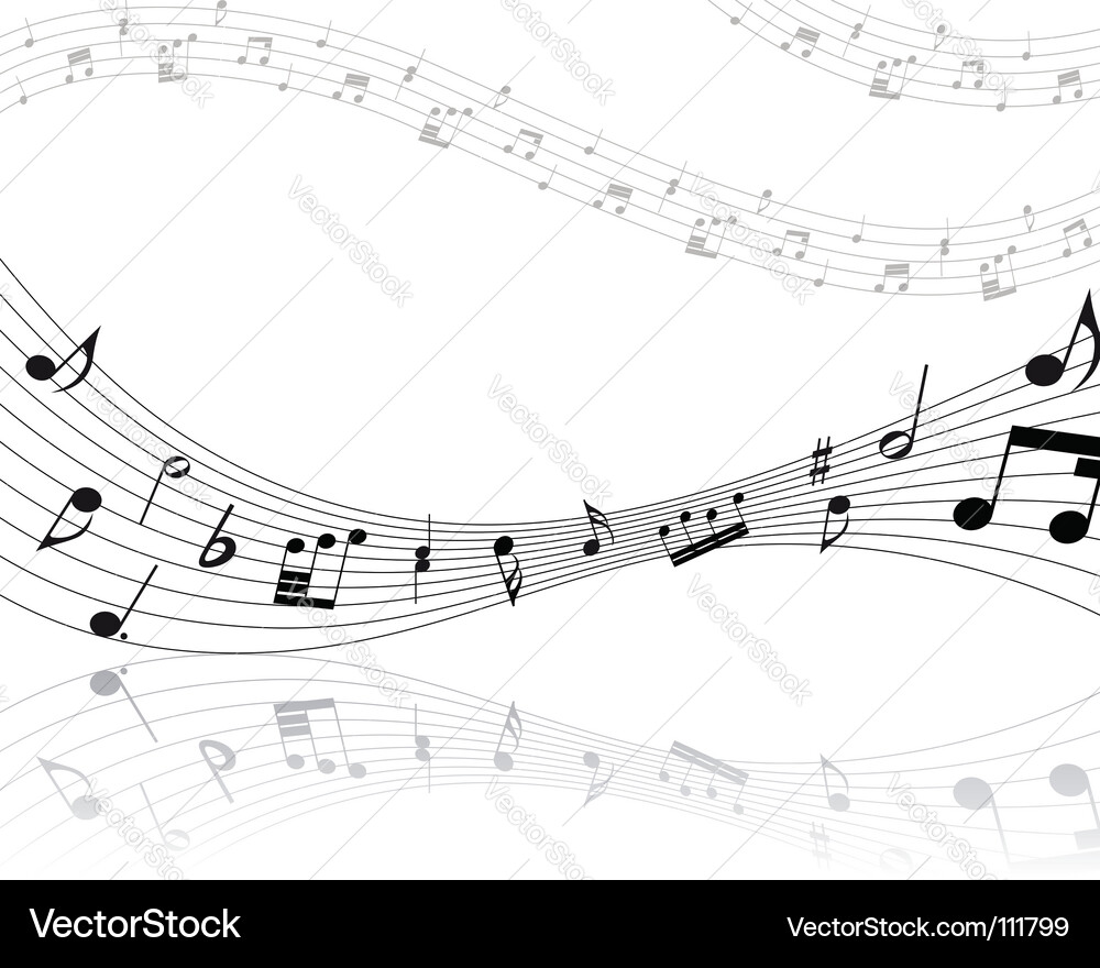 Notes staff Royalty Free Vector Image - VectorStock
