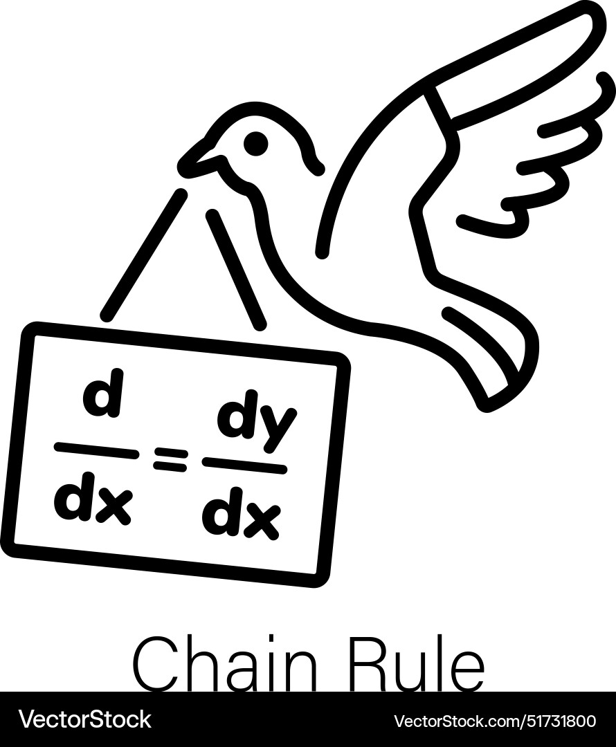 Chain rule Royalty Free Vector Image - VectorStock