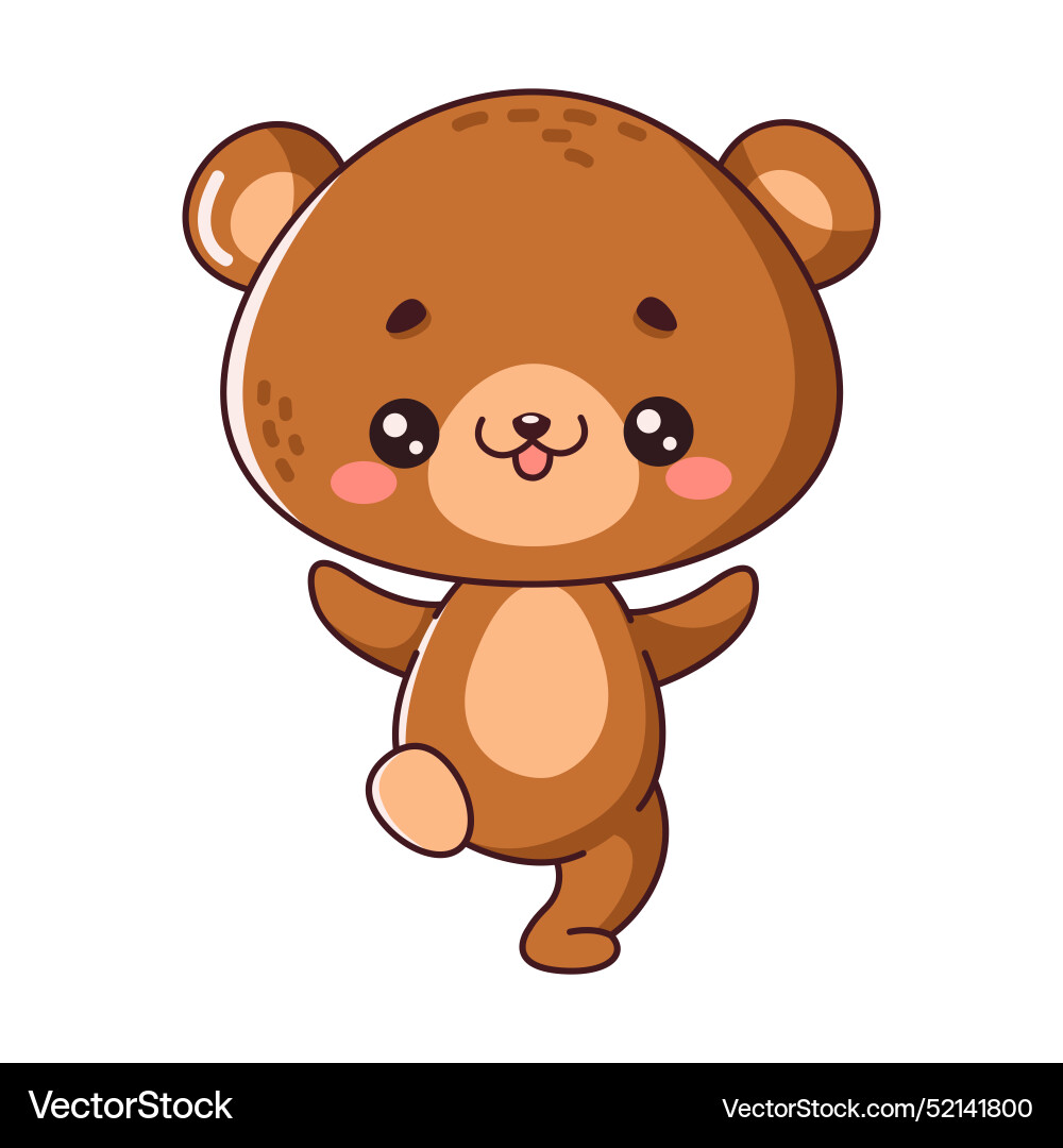 Dancing Teddy Bear Coloring
