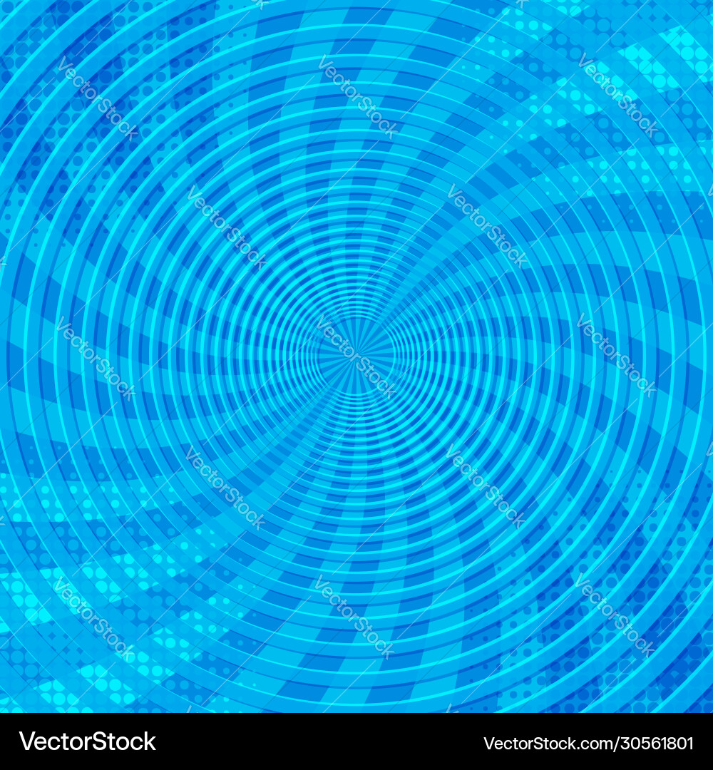 Abstract comic funny blue background Royalty Free Vector