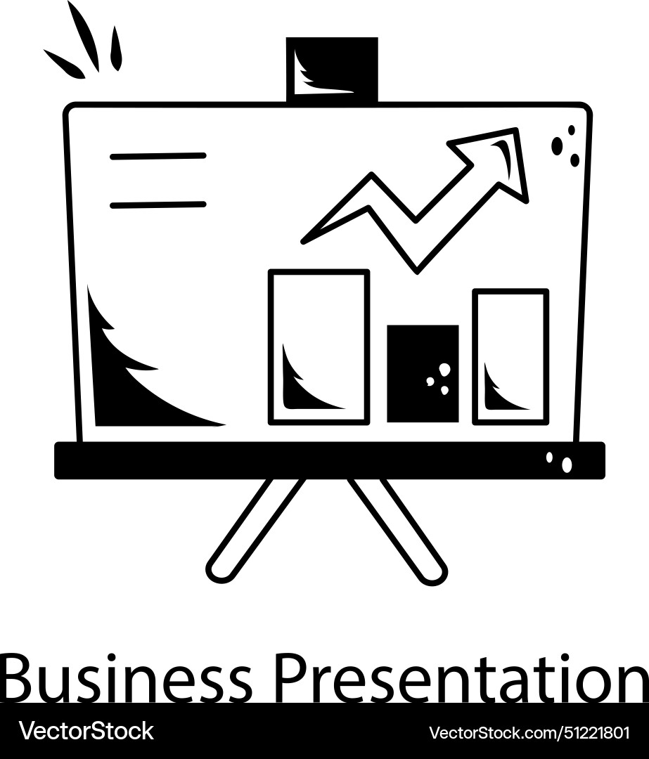 Business presentation Royalty Free Vector Image