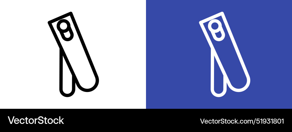 Nail clipper icon ideal for personal grooming and Vector Image