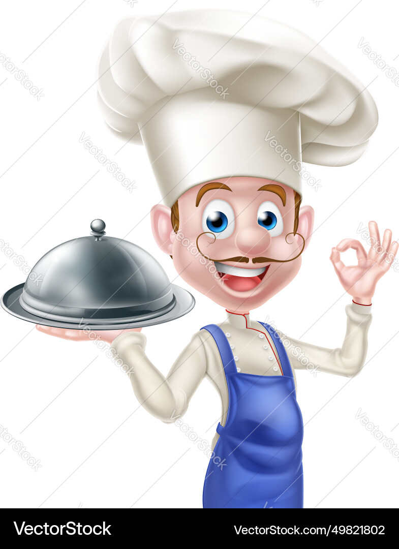 Cartoon chef Royalty Free Vector Image - VectorStock