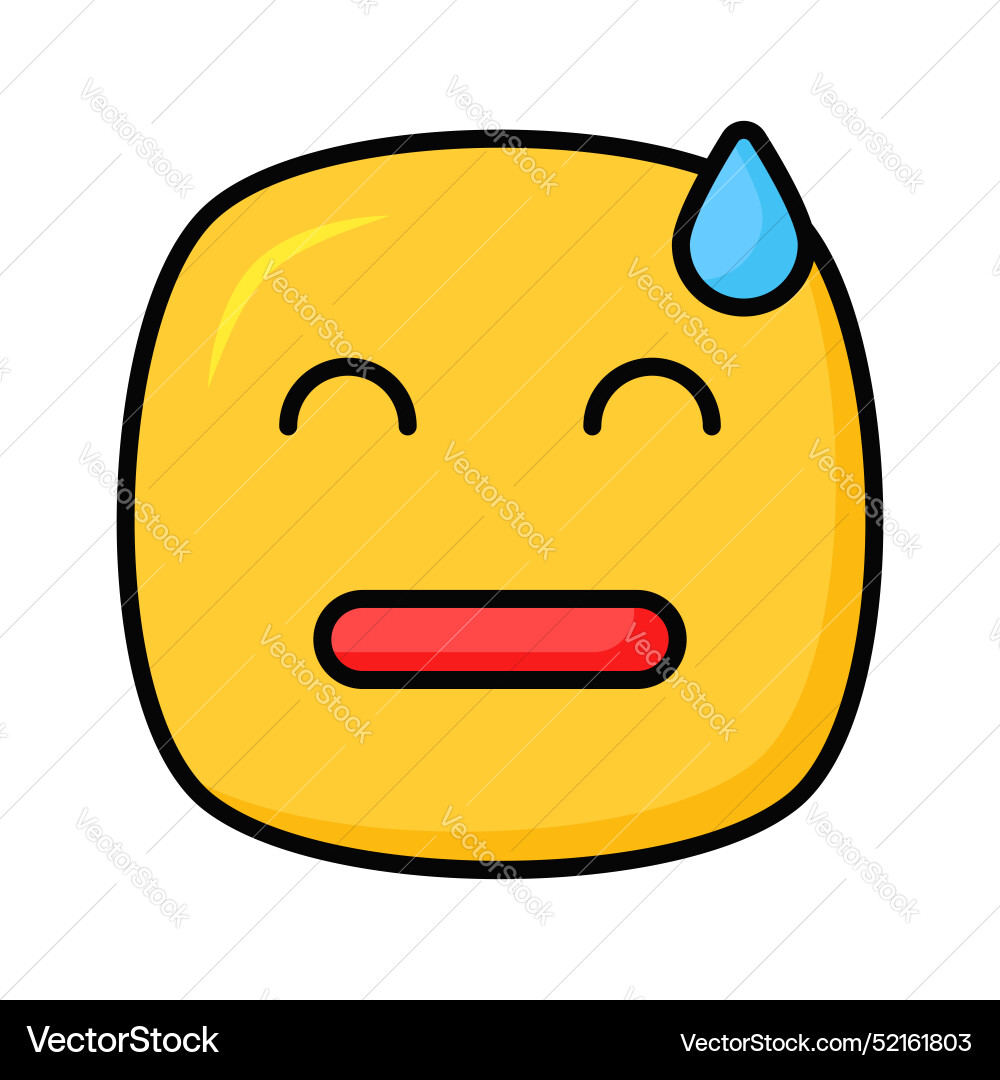 Embarrassed Royalty Free Vector Image - VectorStock