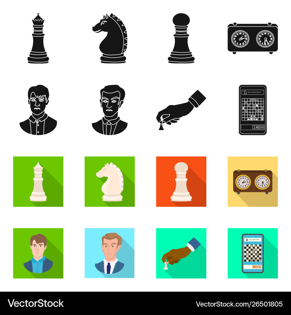 Checkmate and thin icon Royalty Free Vector Image
