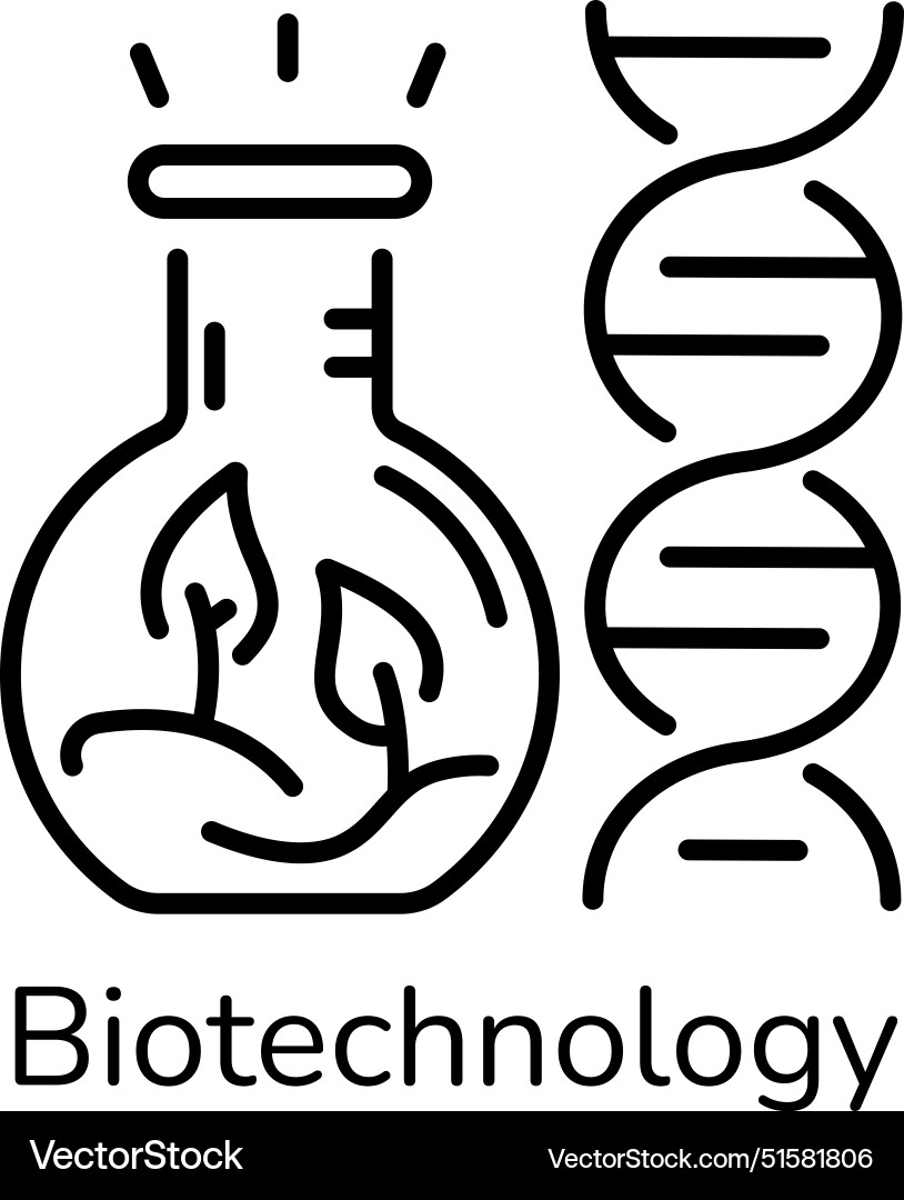 Biotechnology Royalty Free Vector Image - VectorStock