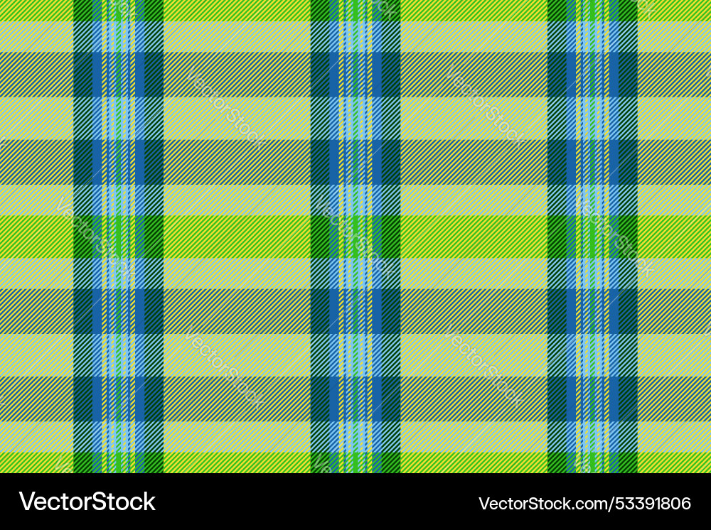 Cotton texture textile plaid colourful seamless Vector Image