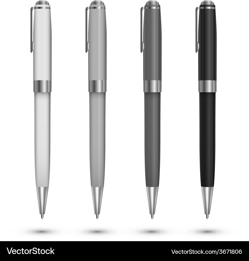Pens Royalty Free Vector Image - VectorStock