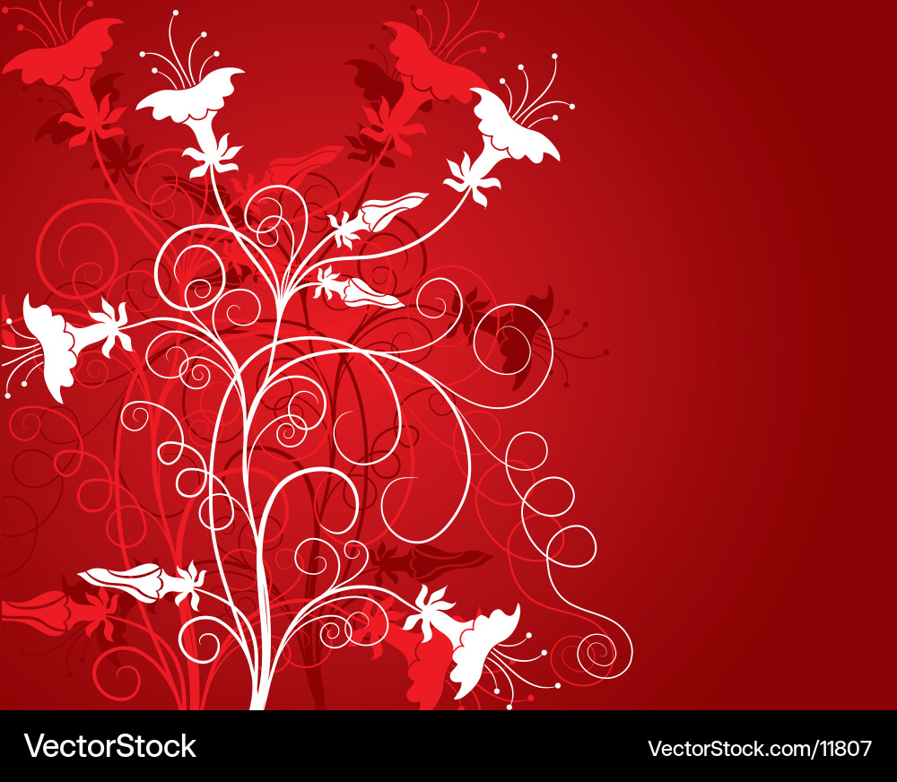 Flower background Royalty Free Vector Image - VectorStock