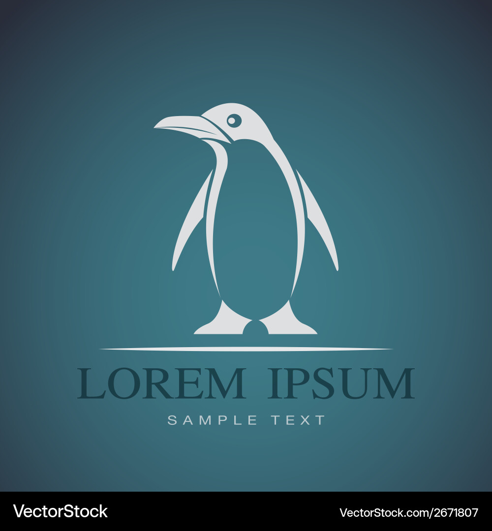 Penguin Royalty Free Vector Image - VectorStock