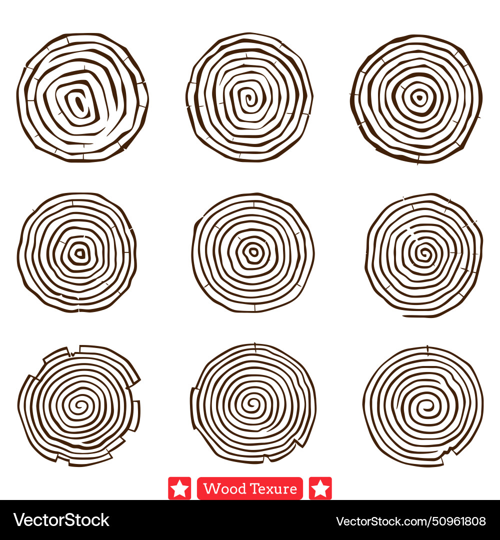 Abstract monochrome weathered wood grain Vector Image