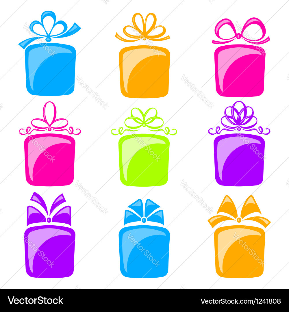 Gift boxes Royalty Free Vector Image - VectorStock