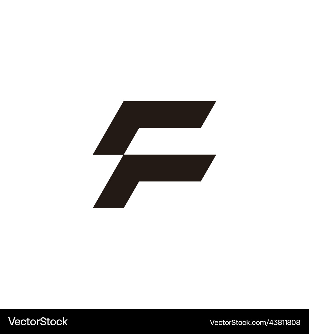 RF Monogram Logo - R & F Symbol Royalty Free Vector
