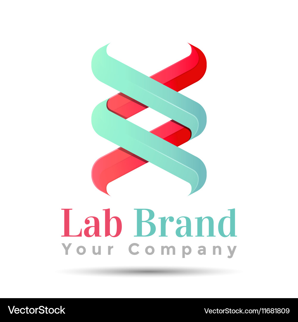 Bio technology biology design dna logo template Vector Image