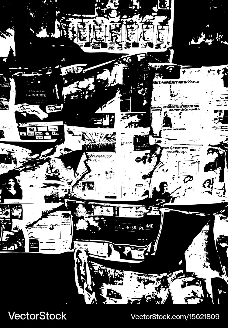 Torn poster wall texture Royalty Free Vector Image