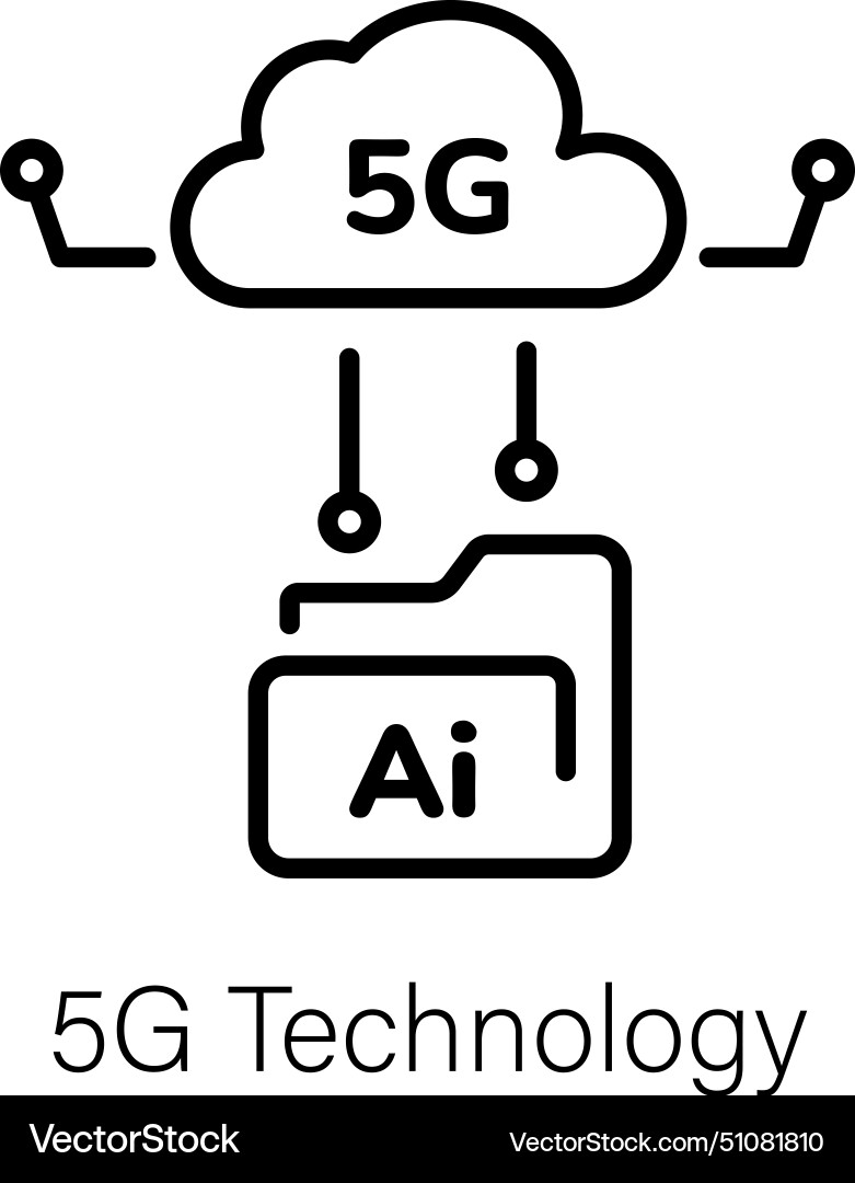 5g technology Royalty Free Vector Image - VectorStock