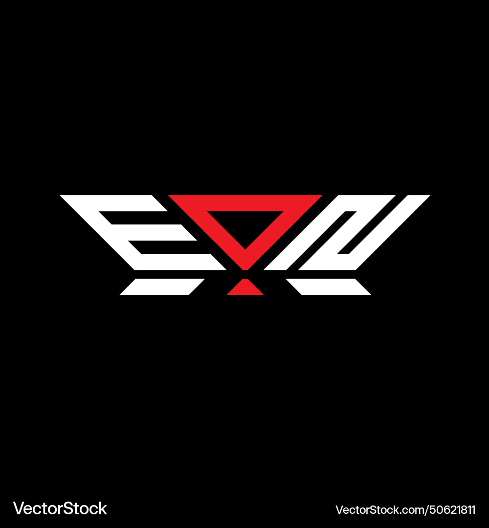 Eon letter logo design simple and modern Vector Image