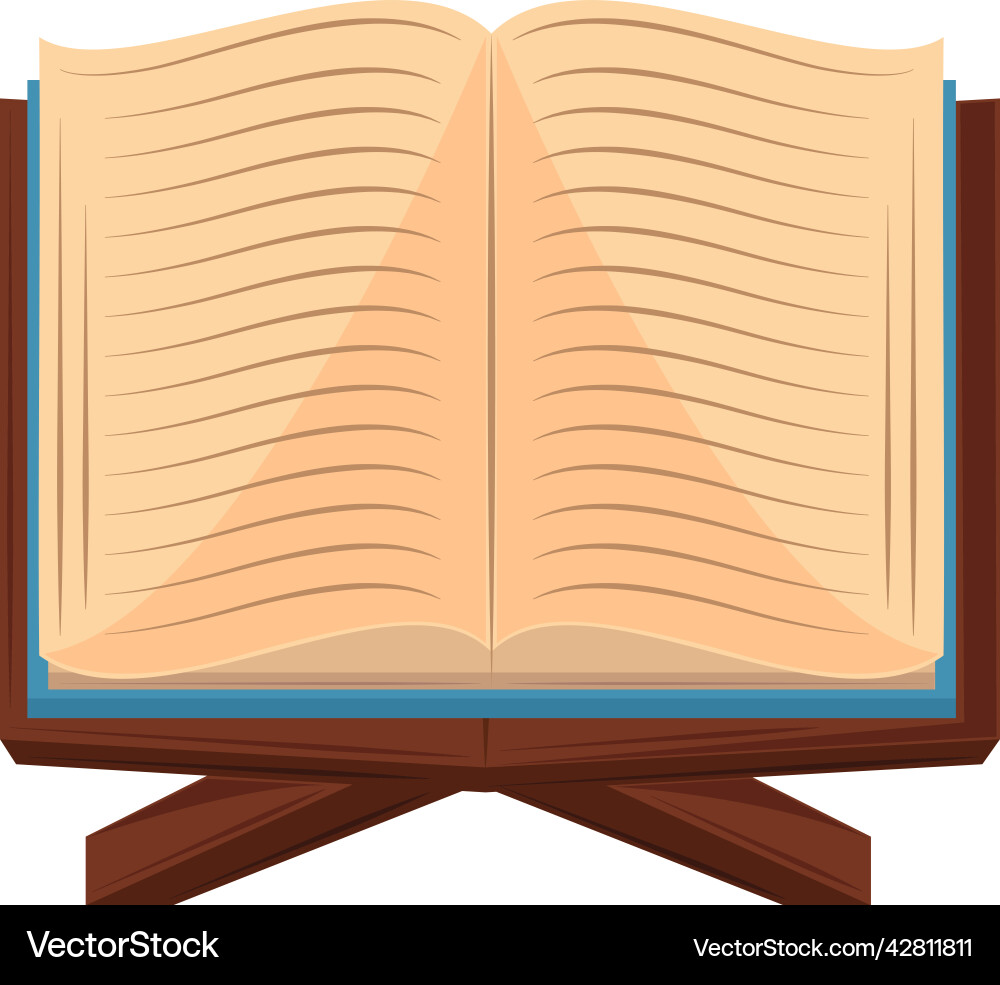 Islamic quran book Royalty Free Vector Image - VectorStock