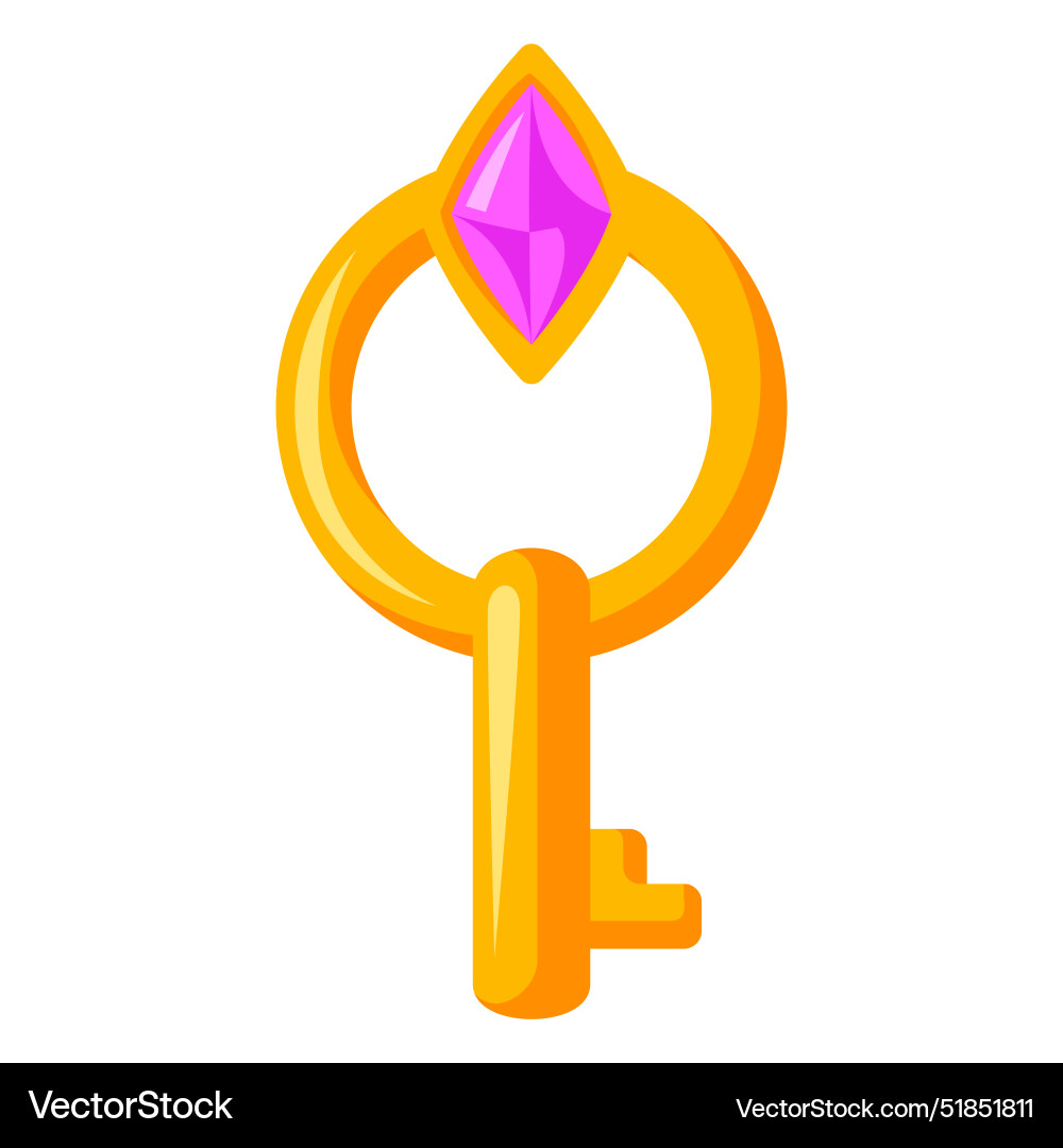 Magic key witchcraft alchemy mystery Royalty Free Vector