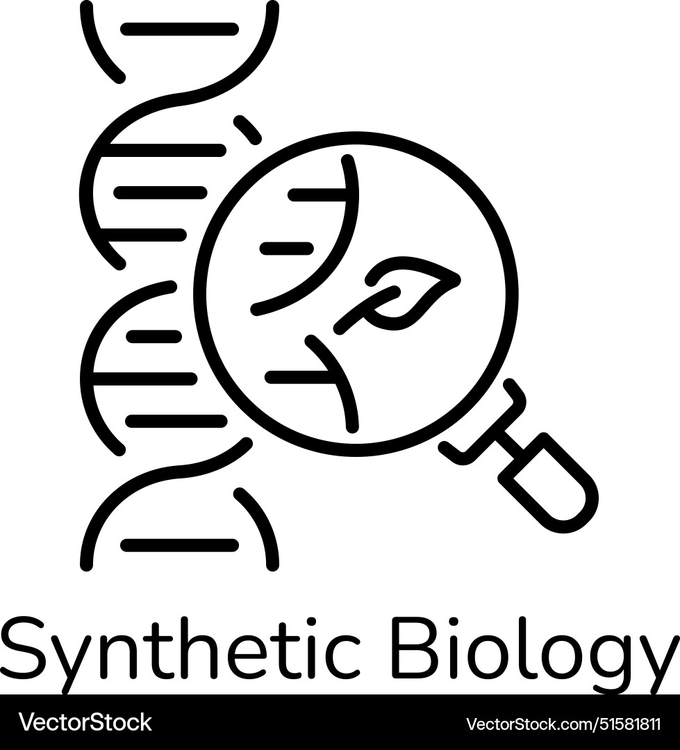 Synthetic biology Royalty Free Vector Image - VectorStock