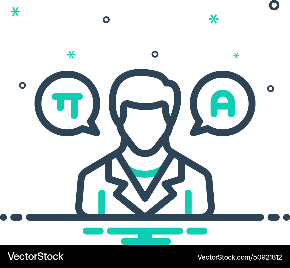 Bilingual Royalty Free Vector Image - VectorStock