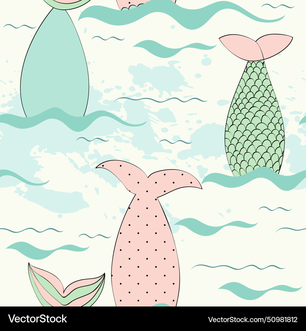 Cute mermaid Royalty Free Vector Image - VectorStock