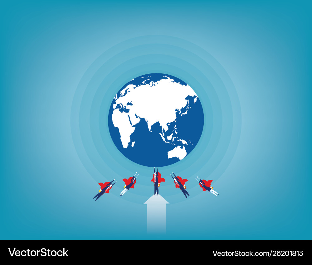 Business teamwork concept Royalty Free Vector Image
