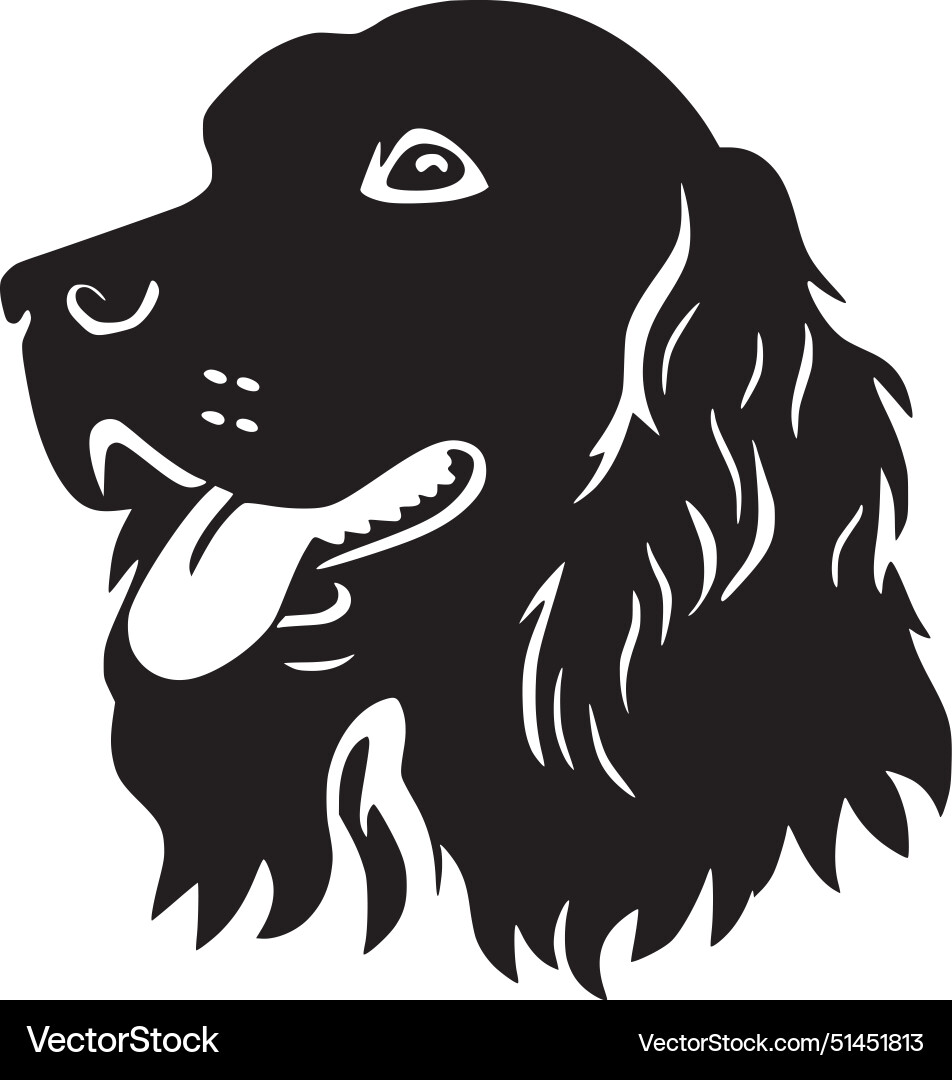 Cocker spaniel - high quality logo ideal Vector Image