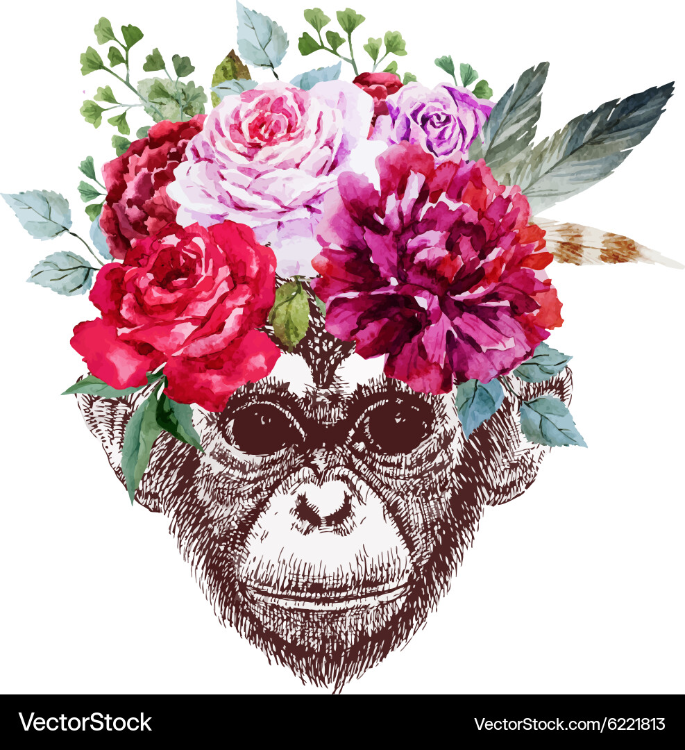 Monkey Royalty Free Vector Image - VectorStock