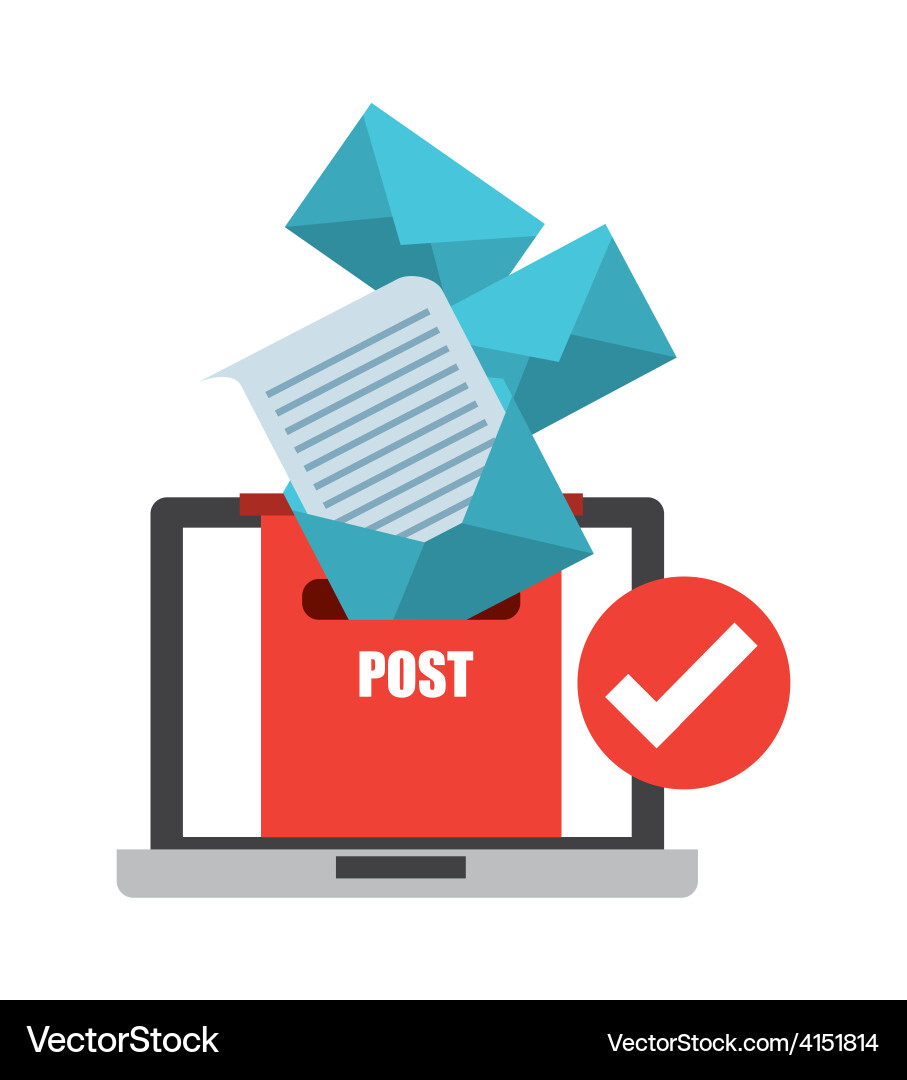 Email Communication Icons Royalty Free Vector Image