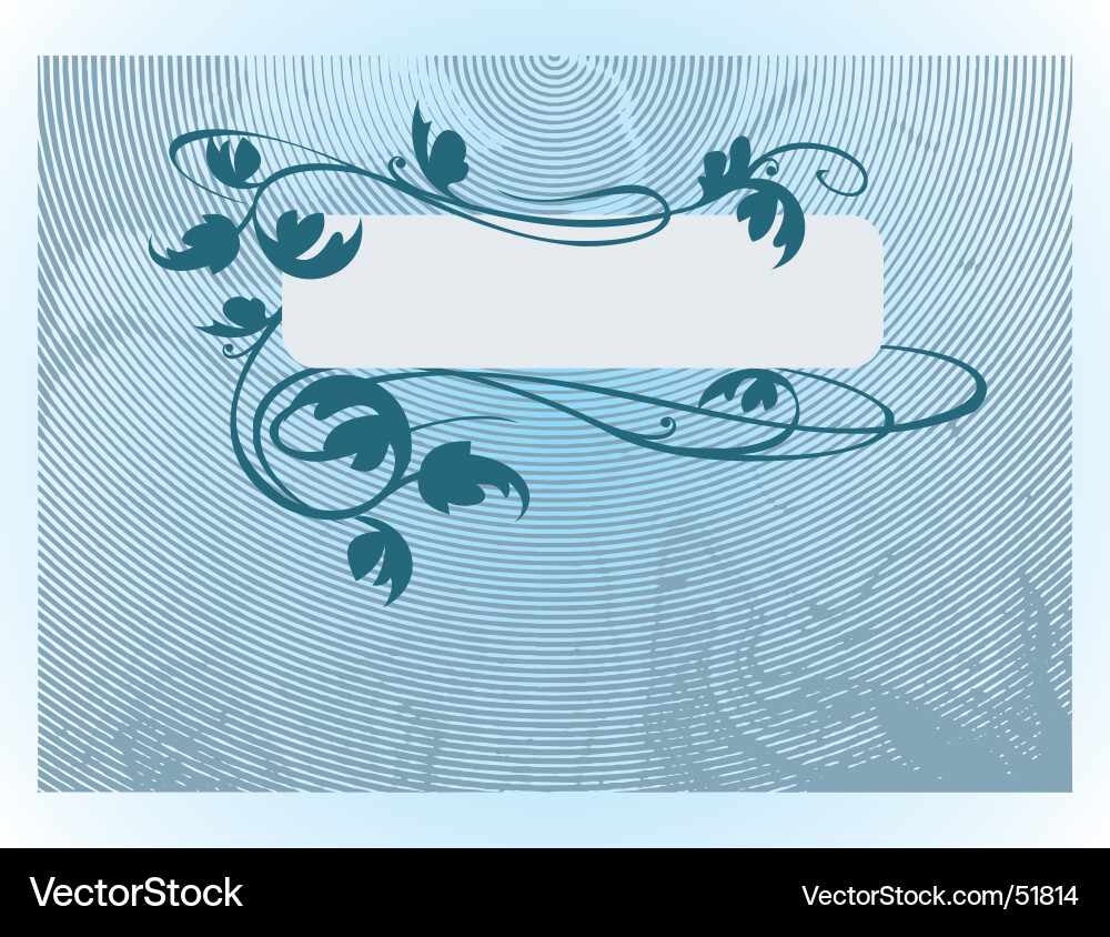 Filigree label Royalty Free Vector Image - VectorStock